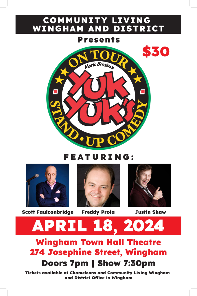 Yuk Yuks – Standup Comedy – Wingham Town Hall Theatre