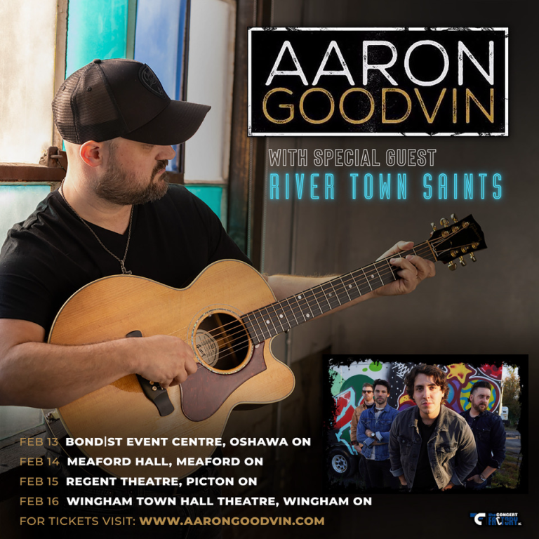 Aaron Goodvin with special guest River Town Saints – Wingham Town Hall ...